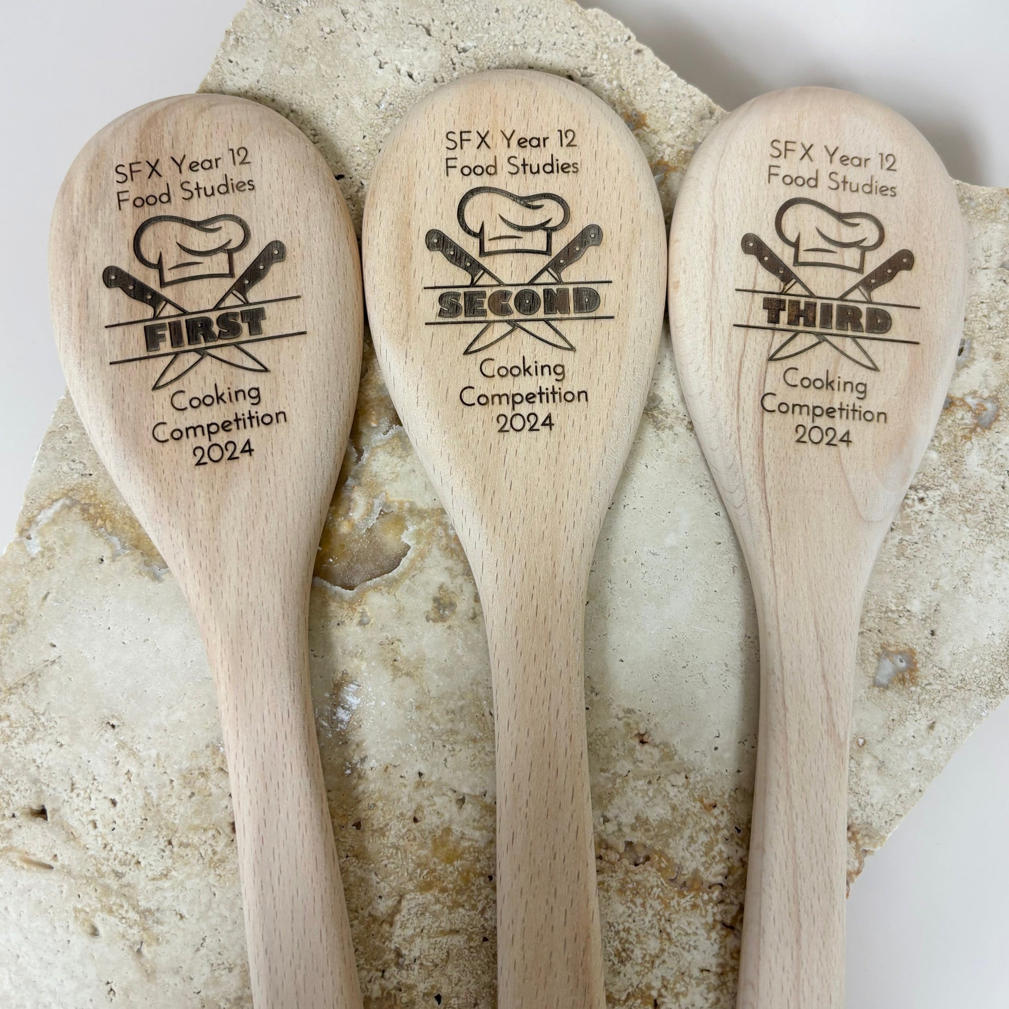 Engraved wooden spoon | Personalised spoon - Laser Edge Designs ...