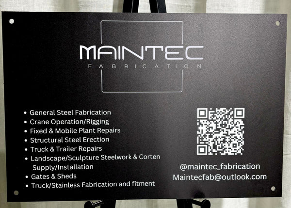 Aluminium business signs | Aluminium signs Melbourne - Laser Edge ...