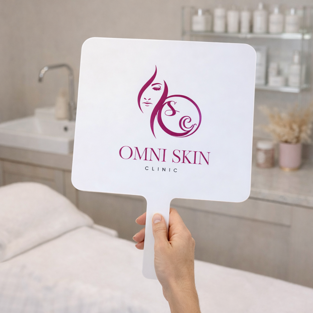 Custom Acrylic Handheld Mirrors Australia | Branded Salon Mirrors