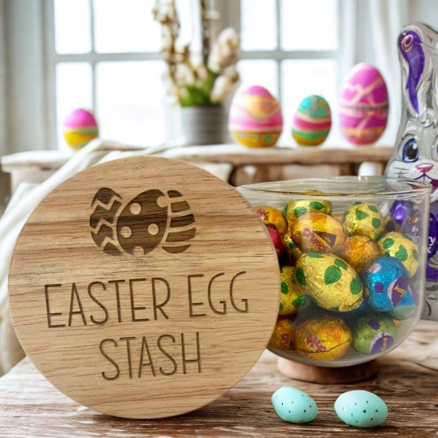 Personalised Easter jar | Lolly jar - Laser Edge Designs