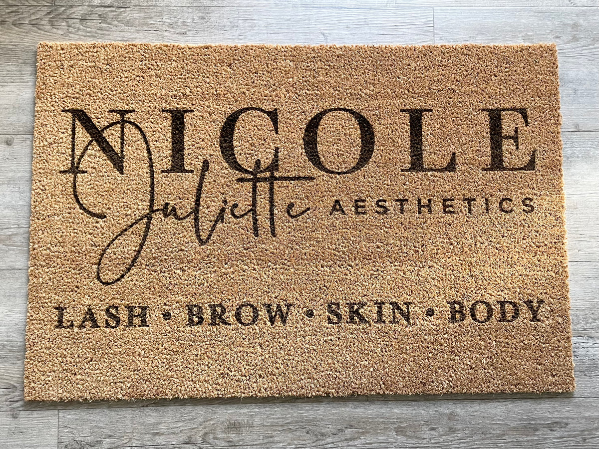 Branded door mats | Logo door mats - Laser Edge Designs - LaserEdge-Designs