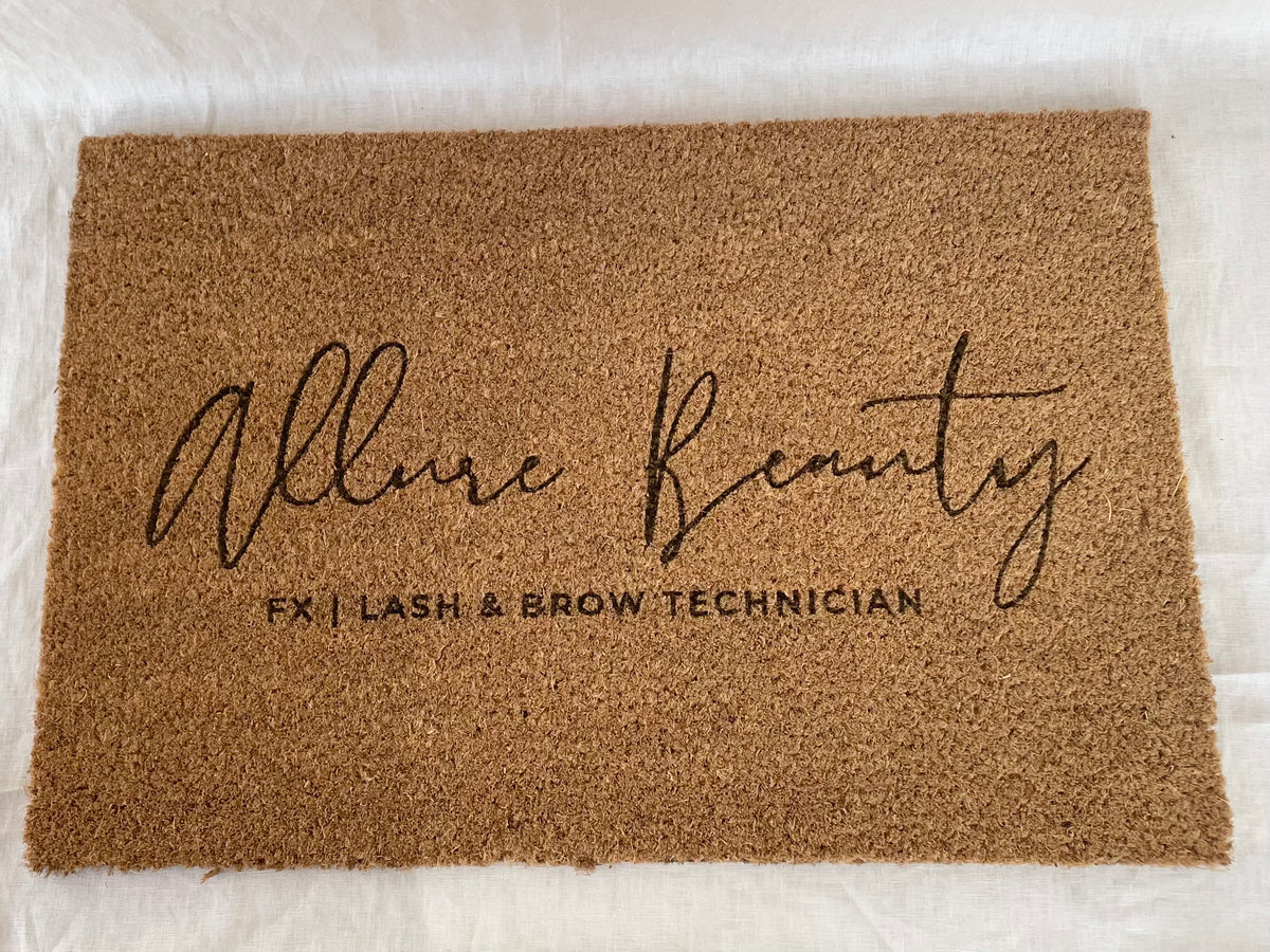 Branded door mats | Logo door mats - Laser Edge Designs - LaserEdge-Designs