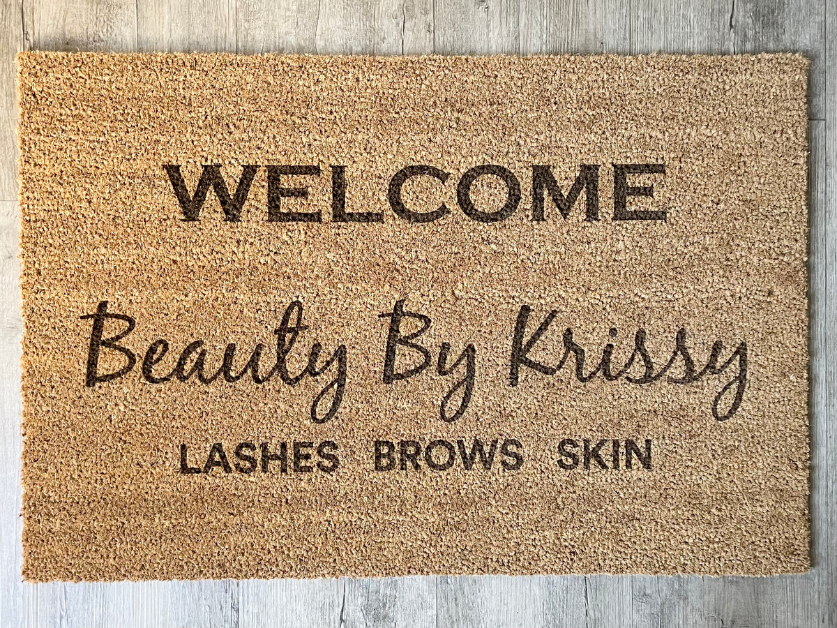 Branded door mats | Logo door mats - Laser Edge Designs - LaserEdge-Designs