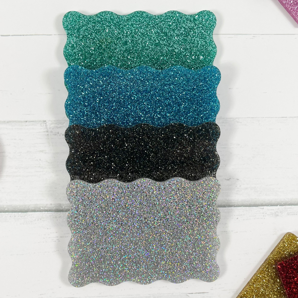 Glitter wavy blanks | acrylic blanks - Laser Edge Designs - LaserEdge ...