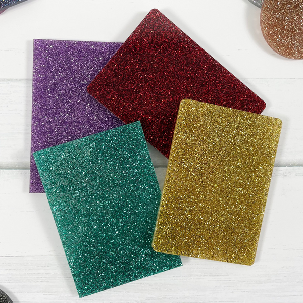 Glitter rectangle blanks | acrylic blanks - Laser Edge Designs ...