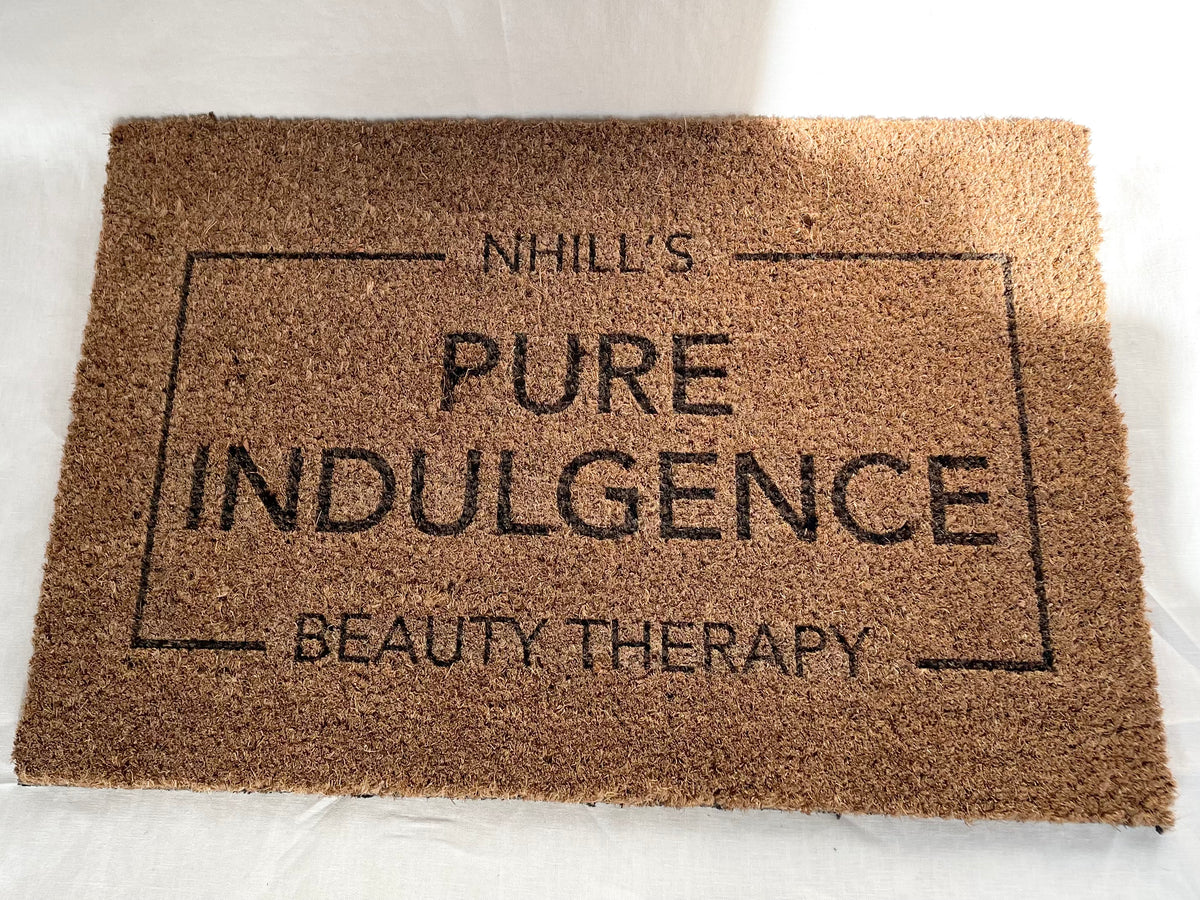 Branded door mats | Logo door mats - Laser Edge Designs - LaserEdge-Designs