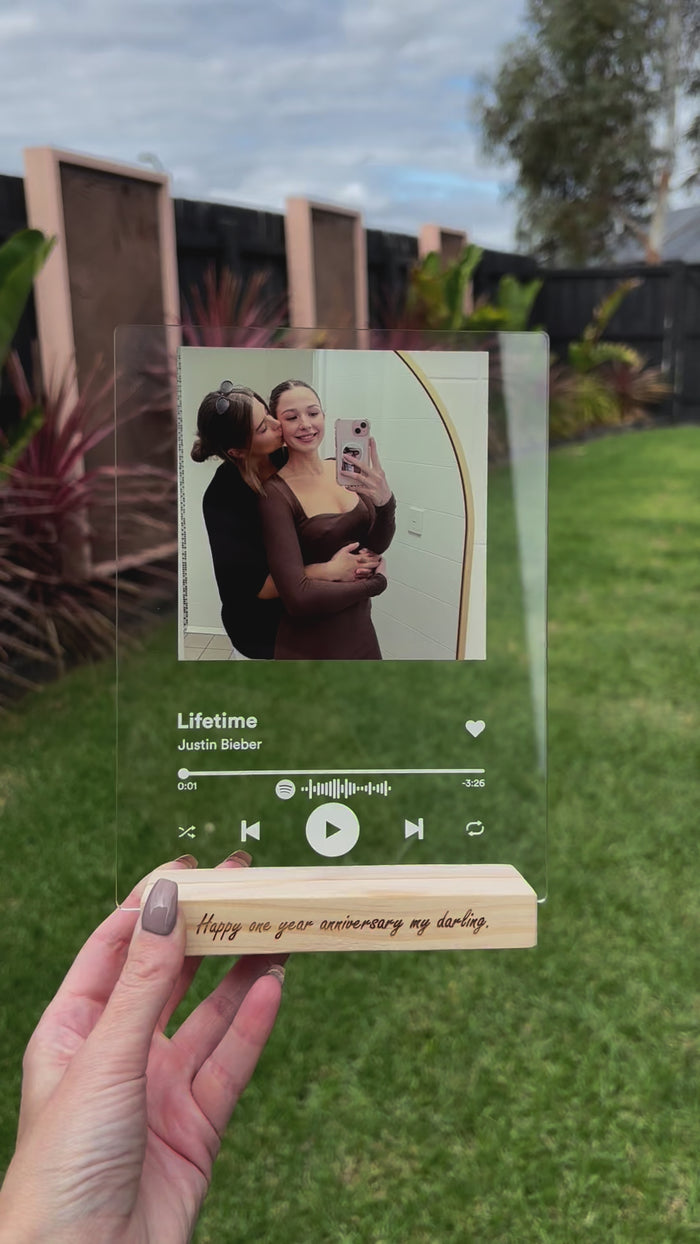 Spotify plaque | Spotify music code - Laser Edge Designs