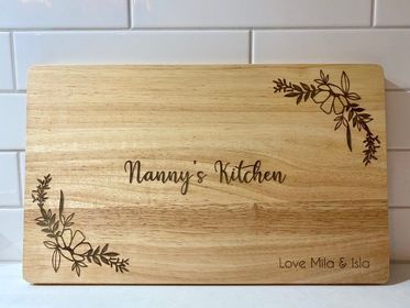 Personalised chopping board | Custom chopping board - Laser Edge ...