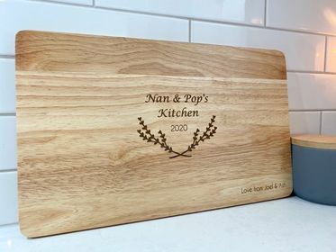Personalised chopping board | Custom chopping board - Laser Edge ...