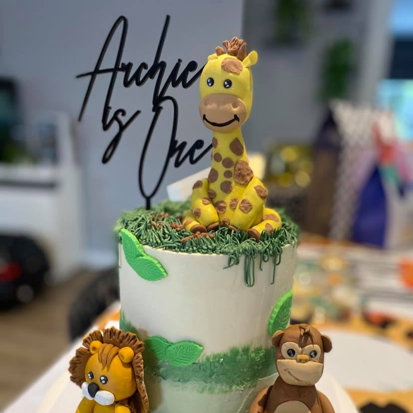 Custom acrylic cake toppers Australia | Personalised wedding & birthday ...