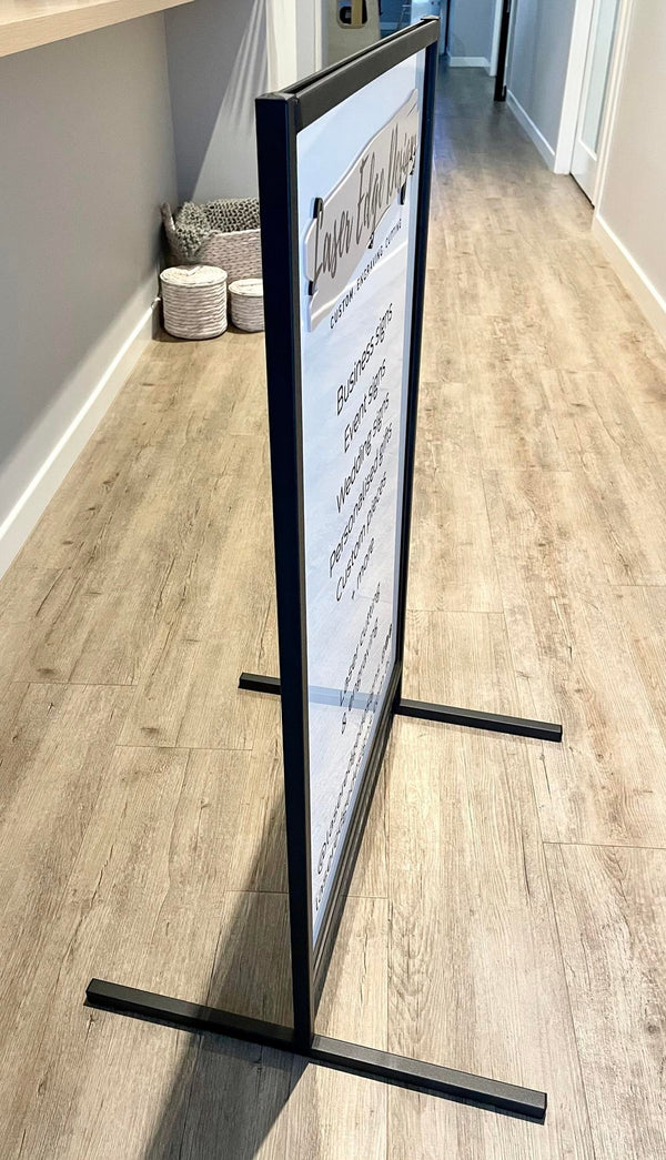 Advert stands | Outdoor stands - Laser Edge Designs - LaserEdge-Designs