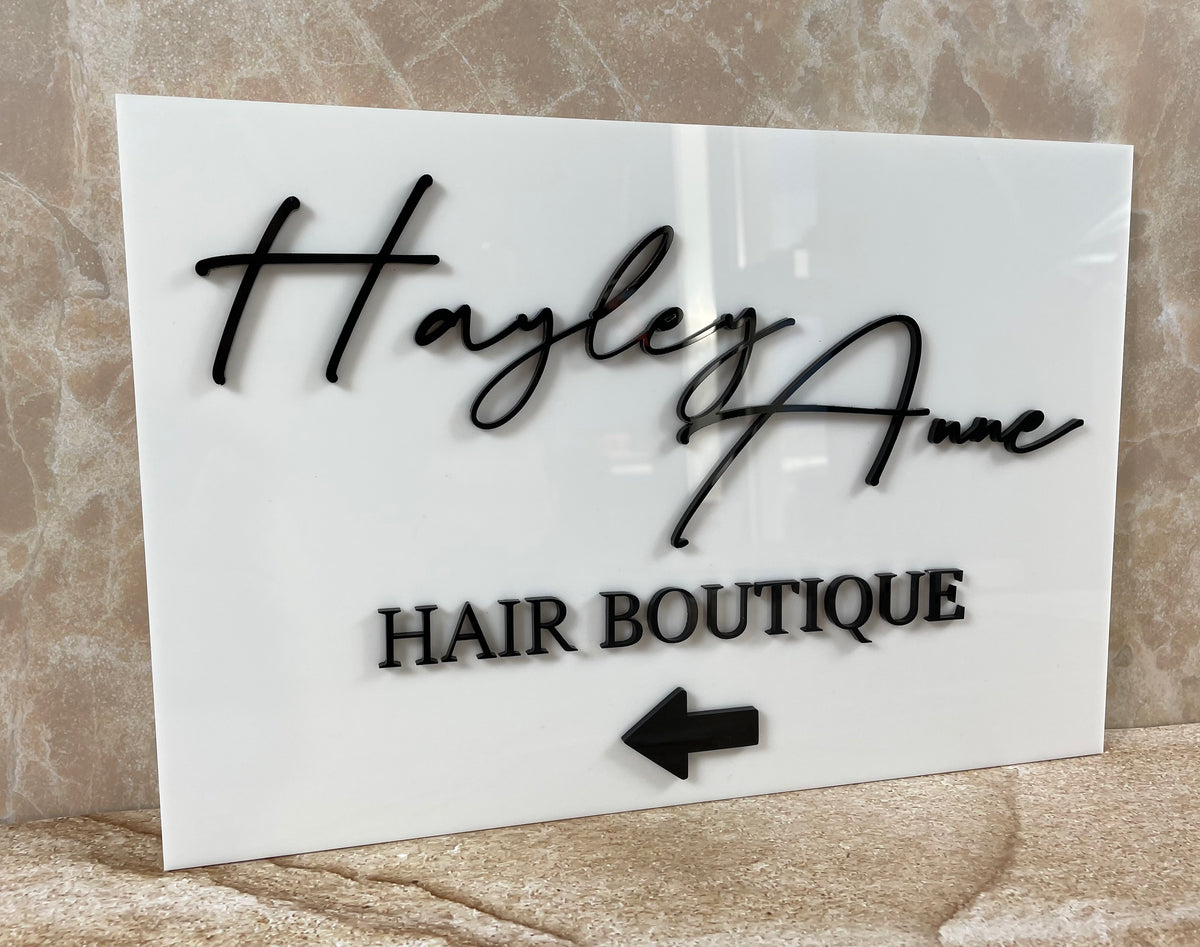 Rectangle business signs | Business signs Melbourne - Laser Edge ...