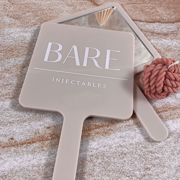 Branded mirrors/shields - LaserEdge-Designs