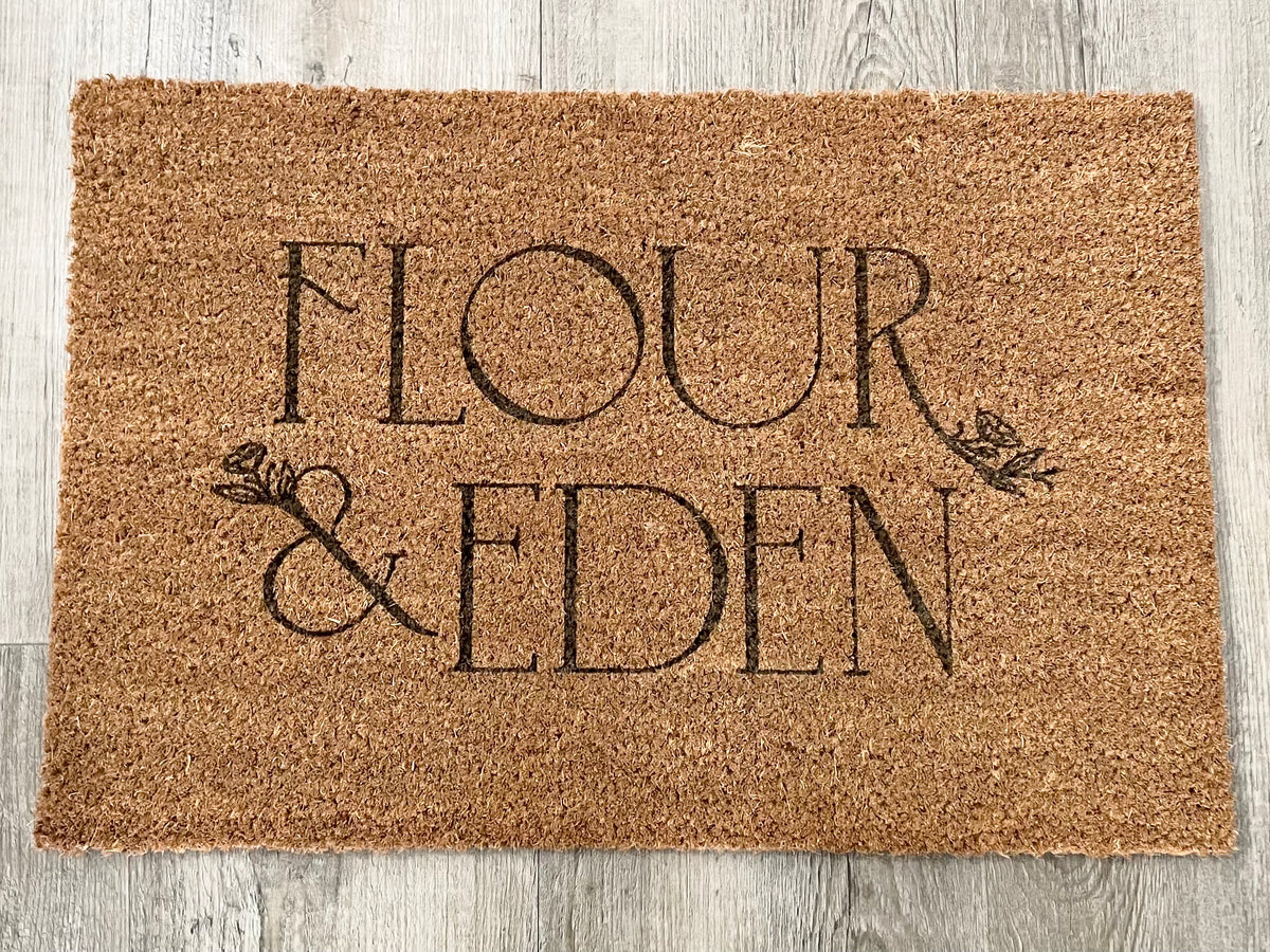 Branded door mats | Logo door mats - Laser Edge Designs - LaserEdge-Designs