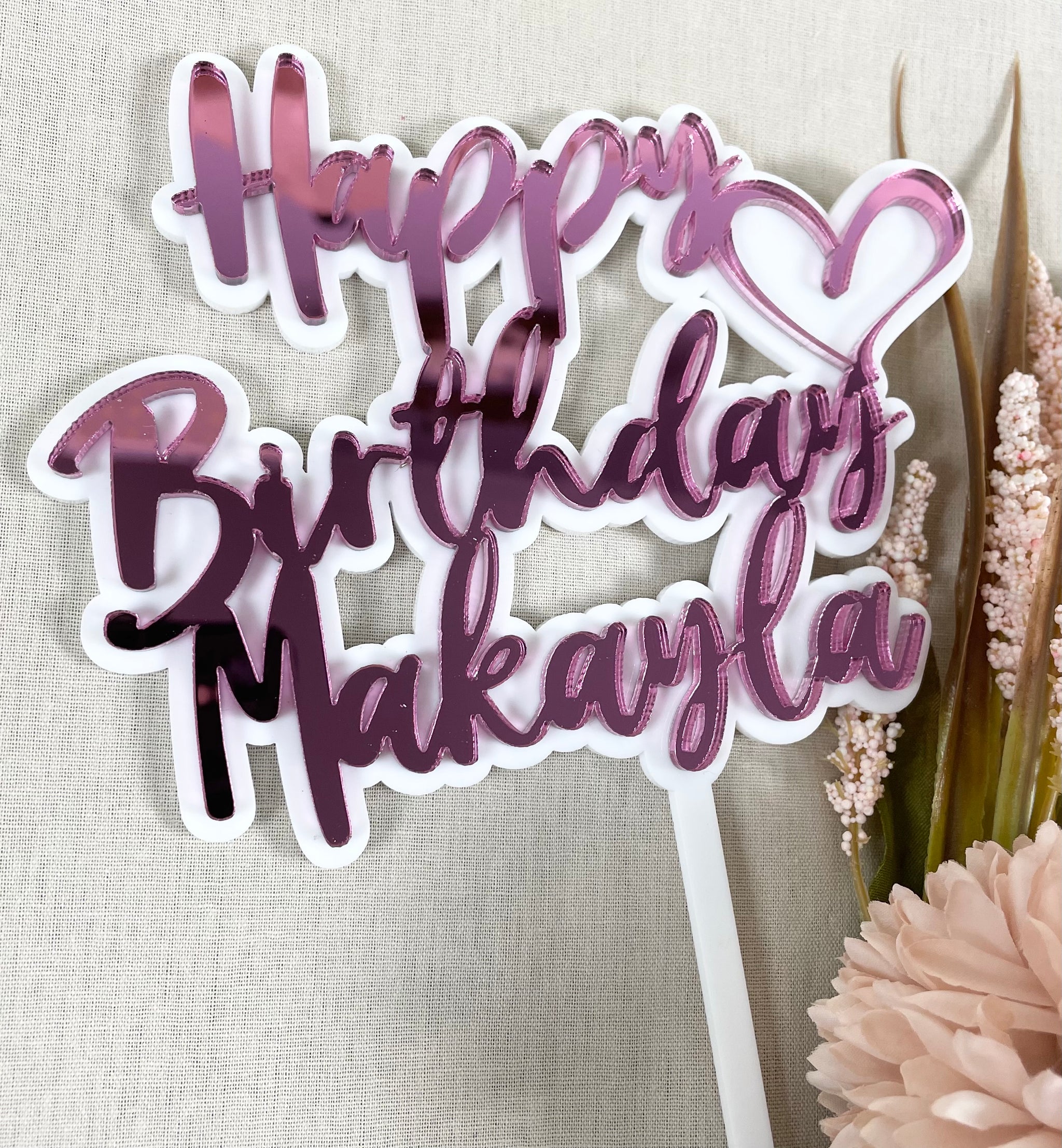 3D custom cake toppers | Cake toppers Melbourne - Laser Edge Designs ...