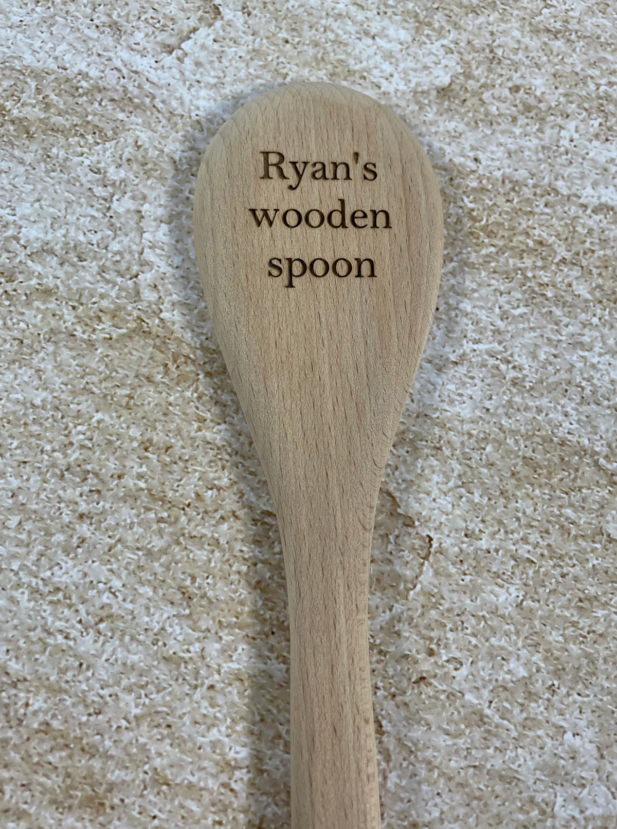 Engraved wooden spoon | Personalised spoon - Laser Edge Designs ...