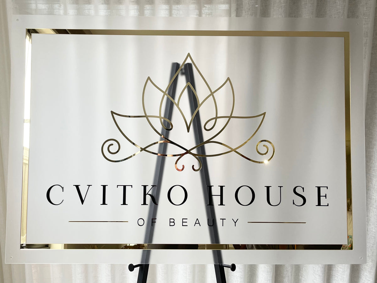 Rectangle business signs | Business signs Melbourne - Laser Edge ...