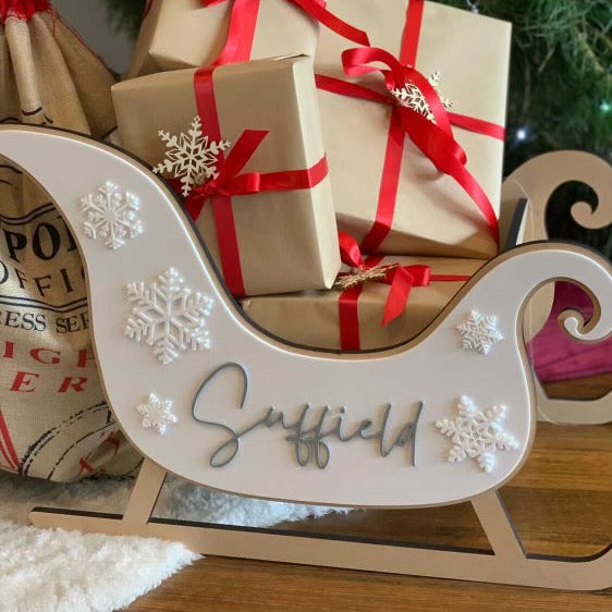 Personalised Christmas Sleigh | Custom Santa Sleigh