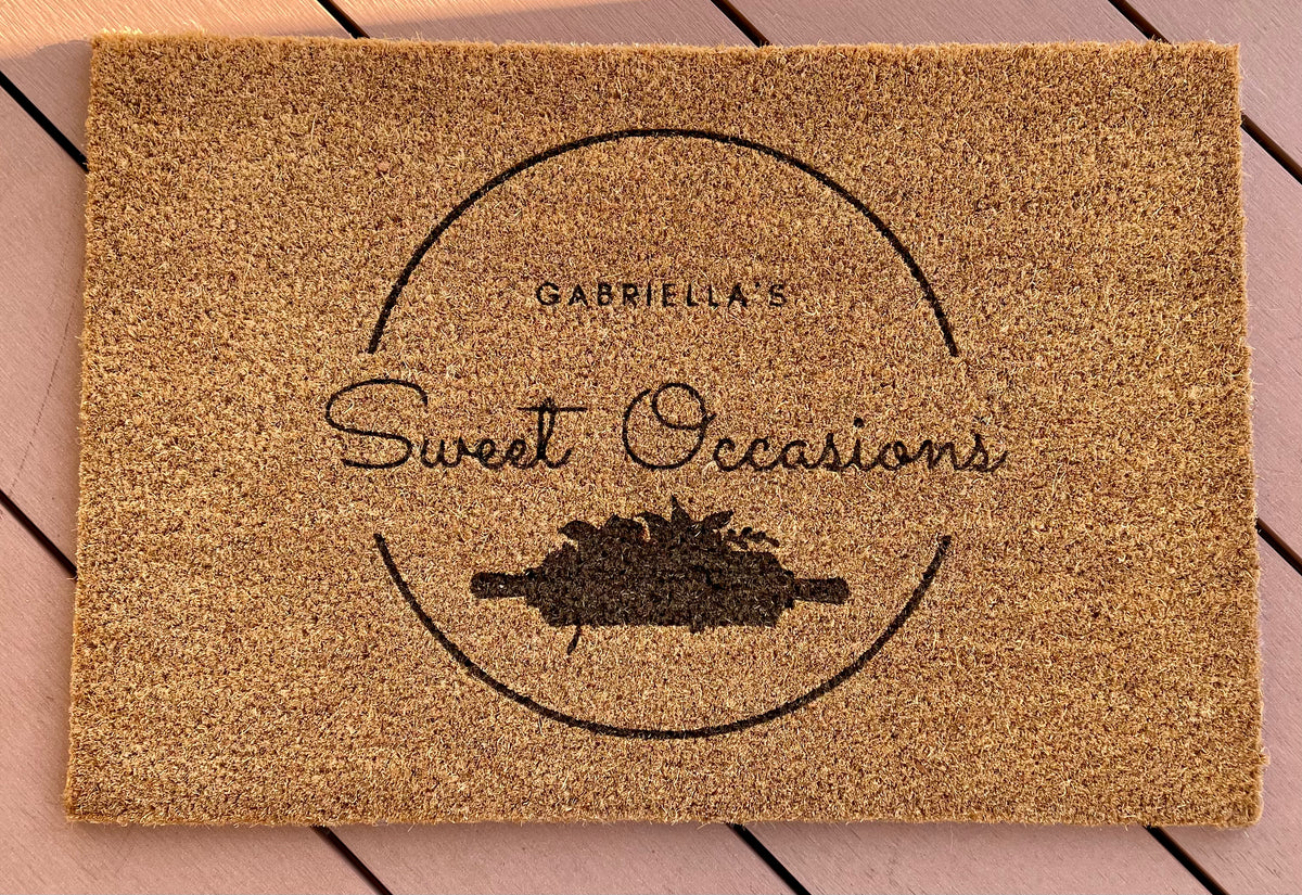 Branded door mats | Logo door mats - Laser Edge Designs - LaserEdge-Designs