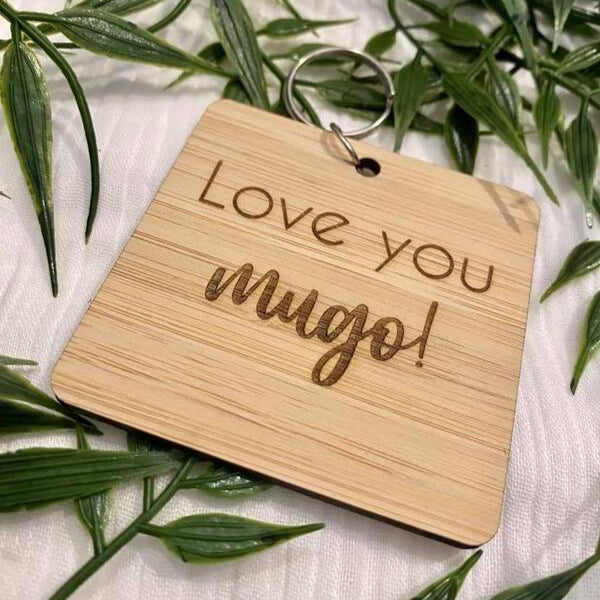 Custom key ring | Wooden key ring - Laser Edge Designs - LaserEdge-Designs