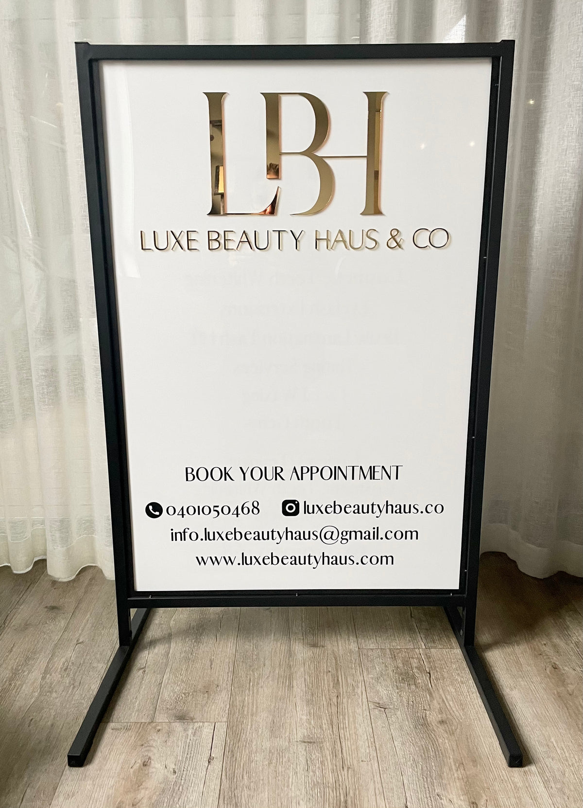 Advert stands | Outdoor stands - Laser Edge Designs - LaserEdge-Designs