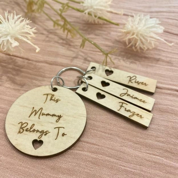 Mother's Day key ring | personalised key ring - Laser Edge Designs ...