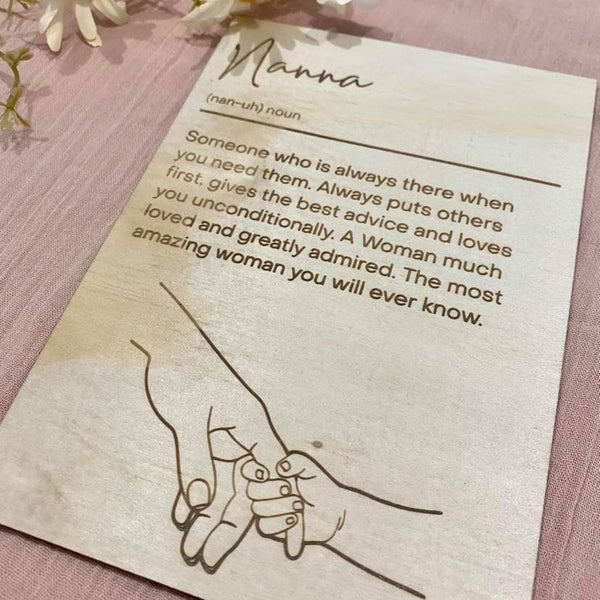 Mother definition card | Mother's day card - Laser Edge Designs ...