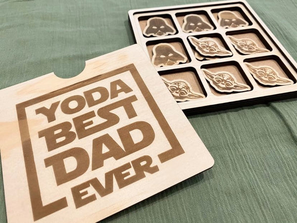 Star Wars Tic Tac Toe - Laser Edge Designs - LaserEdge-Designs